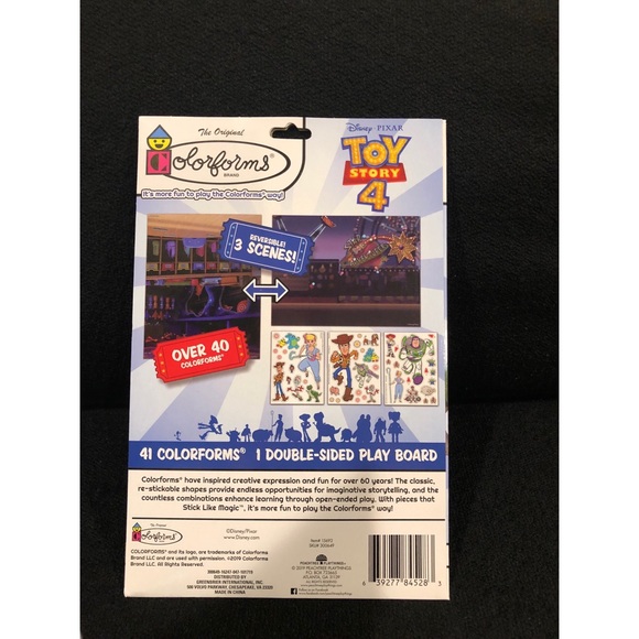 Colorforms | Other | Toy Story 4 Colorforms Color Forms Sticker Set ...